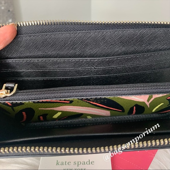 kate spade | Bags | Kate Spade Lzip Continental Leather Wallet | Poshmark